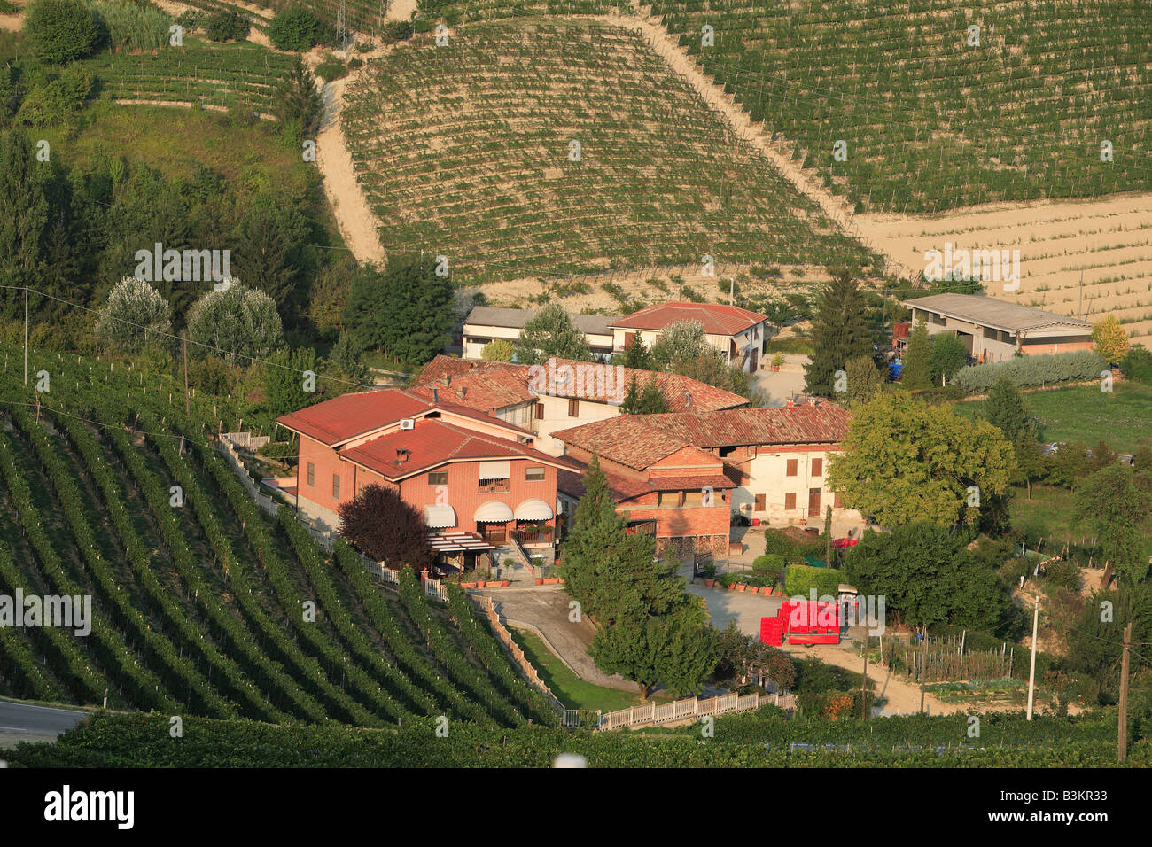 scenic near Bra Piemont Italy Stock Photo - Alamy