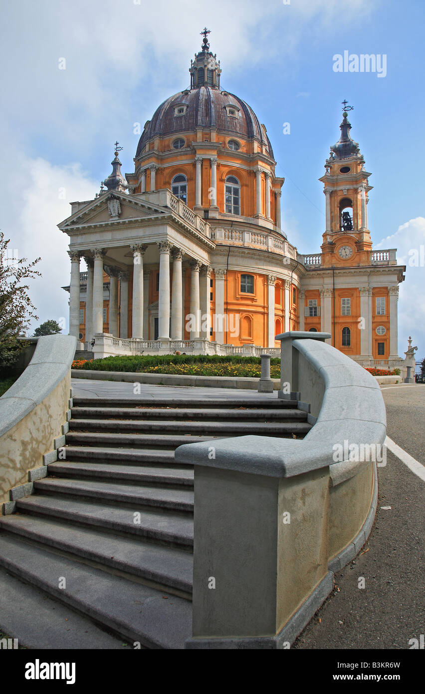 Basilika Basilica di Superga Turin Torino Piemont Italien Stock Photo ...