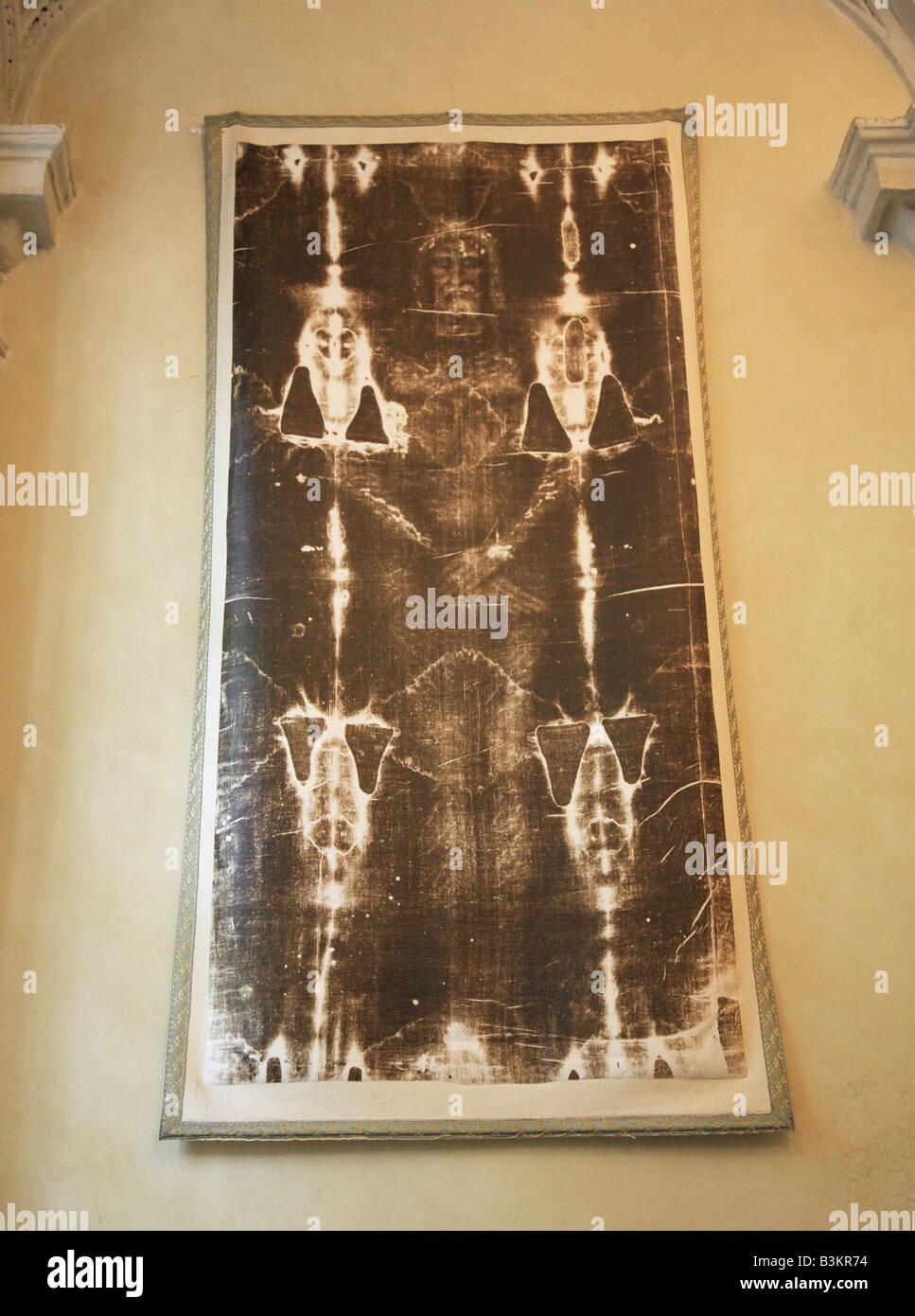 The Shroud of Turin or Turin Shroud is a linen cloth bearing the image ...