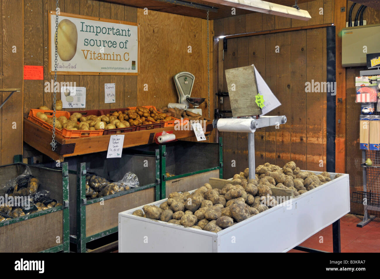 Interior of Calcott Hall barn a property released family retail farm ...