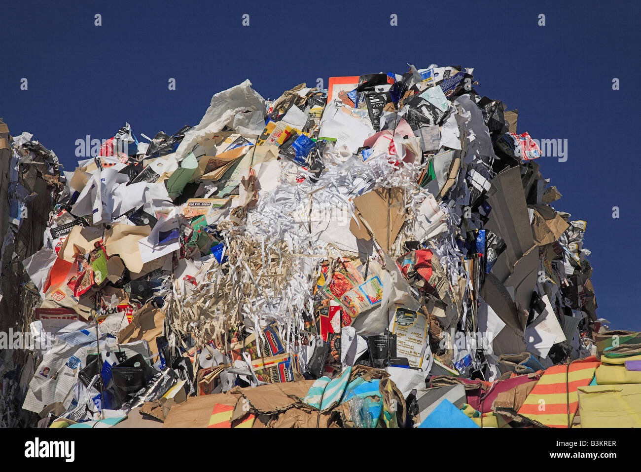 Old paper to the recycling Stock Photo - Alamy