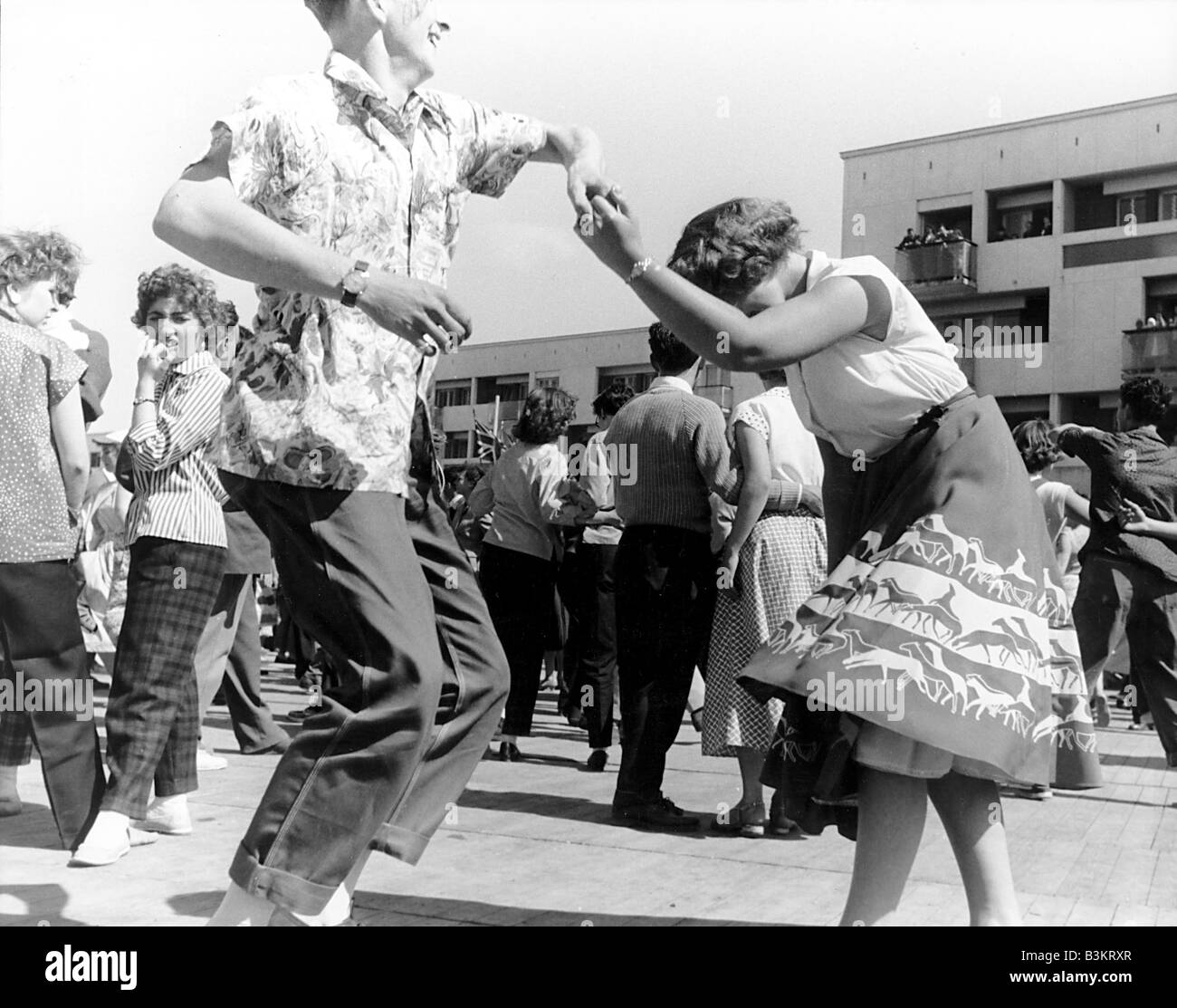 JIVERS on the seafront at Calais in 1957 having just arrived on a ...