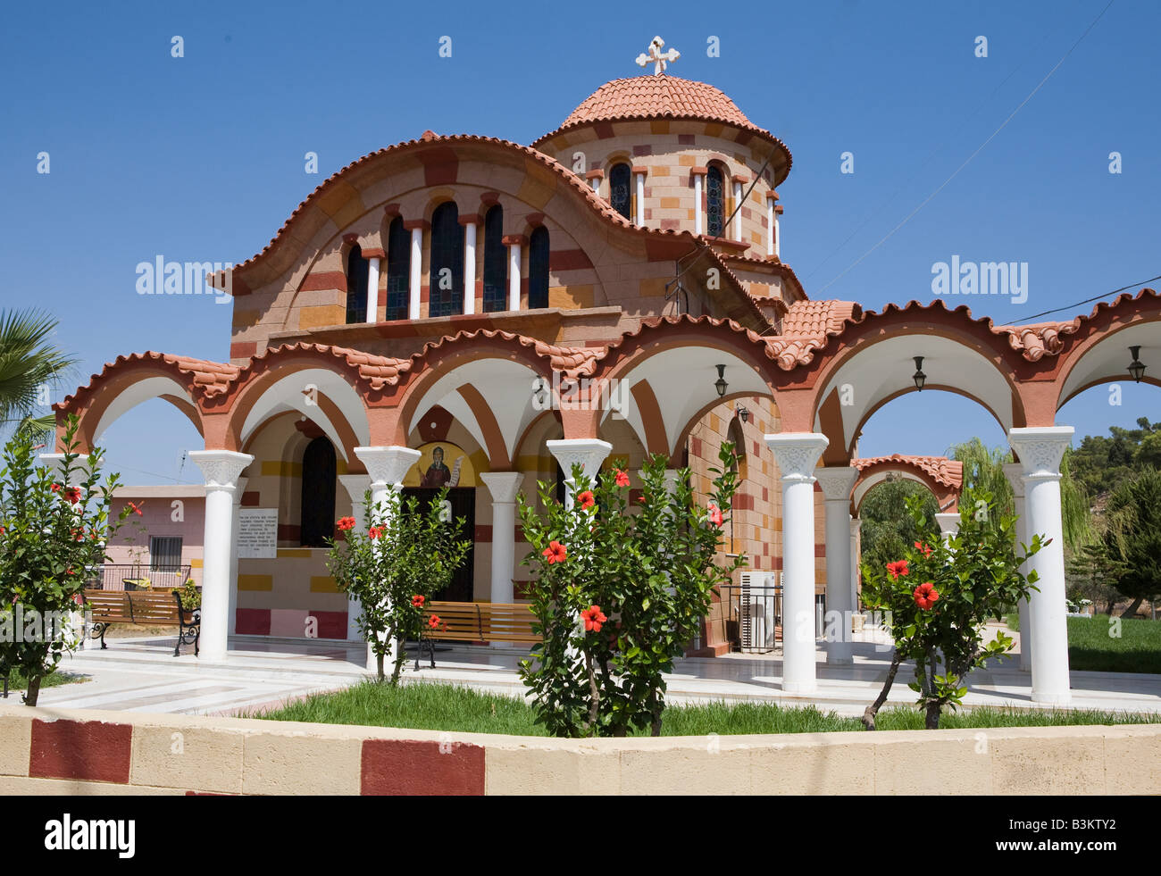 Traditional Greek Orthodox Church, Rhodes, Greece Stock Photo - Alamy