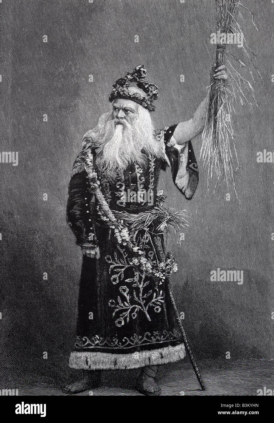 EDWIN FORREST American stage actor 1806 to 1872 here as King Lear Stock ...