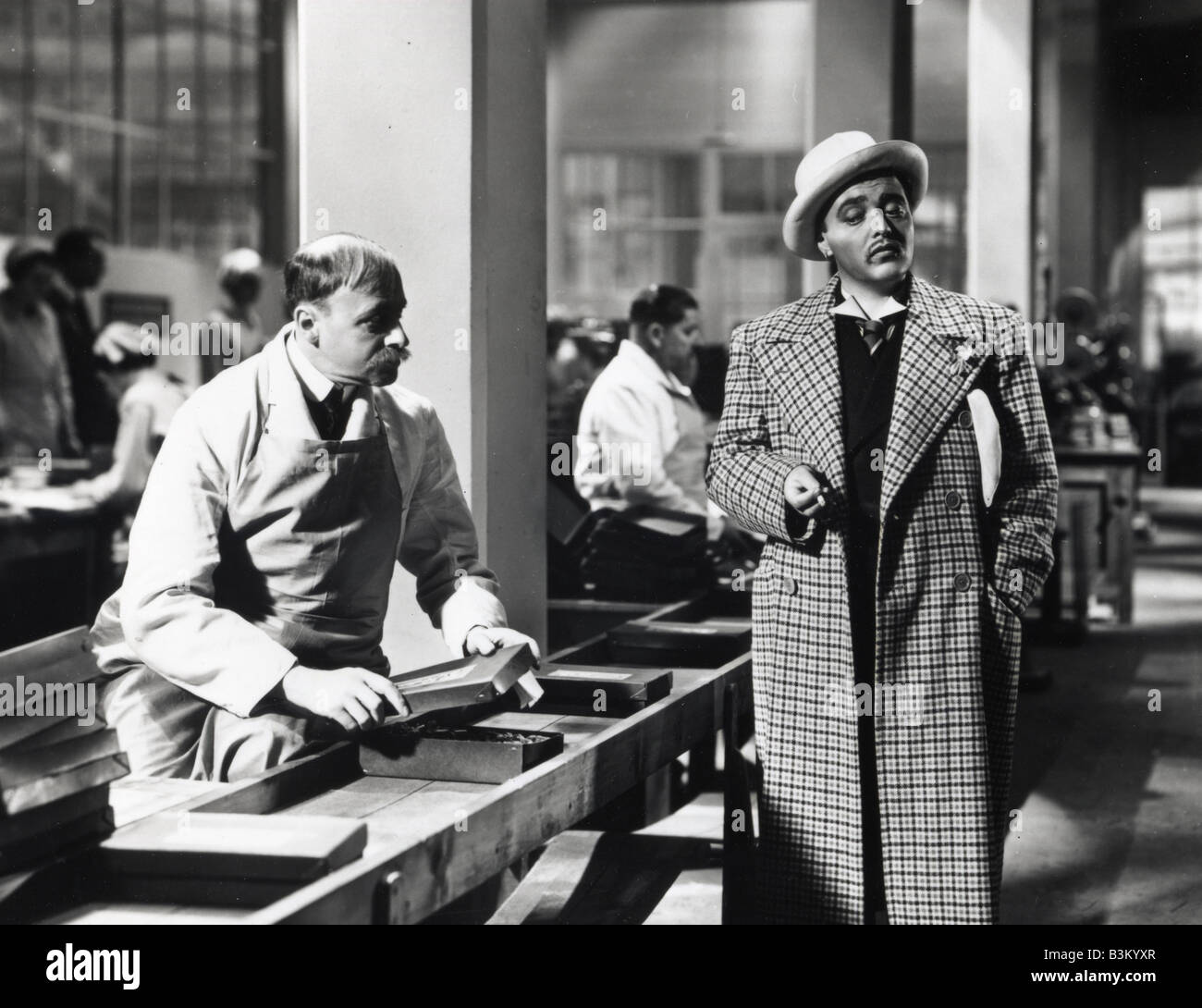 THE SECRET AGENT 1936 Gaumont British film with Peter Lorre at right ...