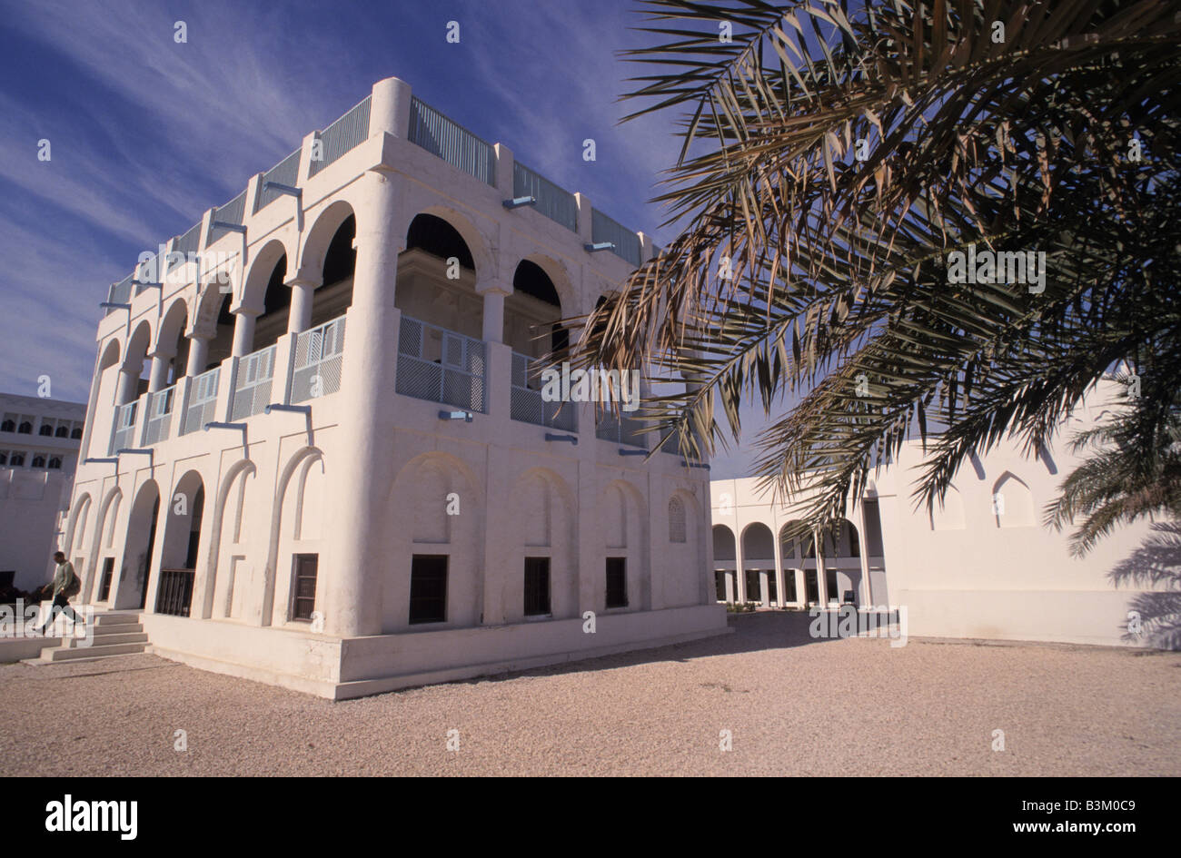 Qatar, Middle East, Asia, Doha, old house of the emir in the National ...
