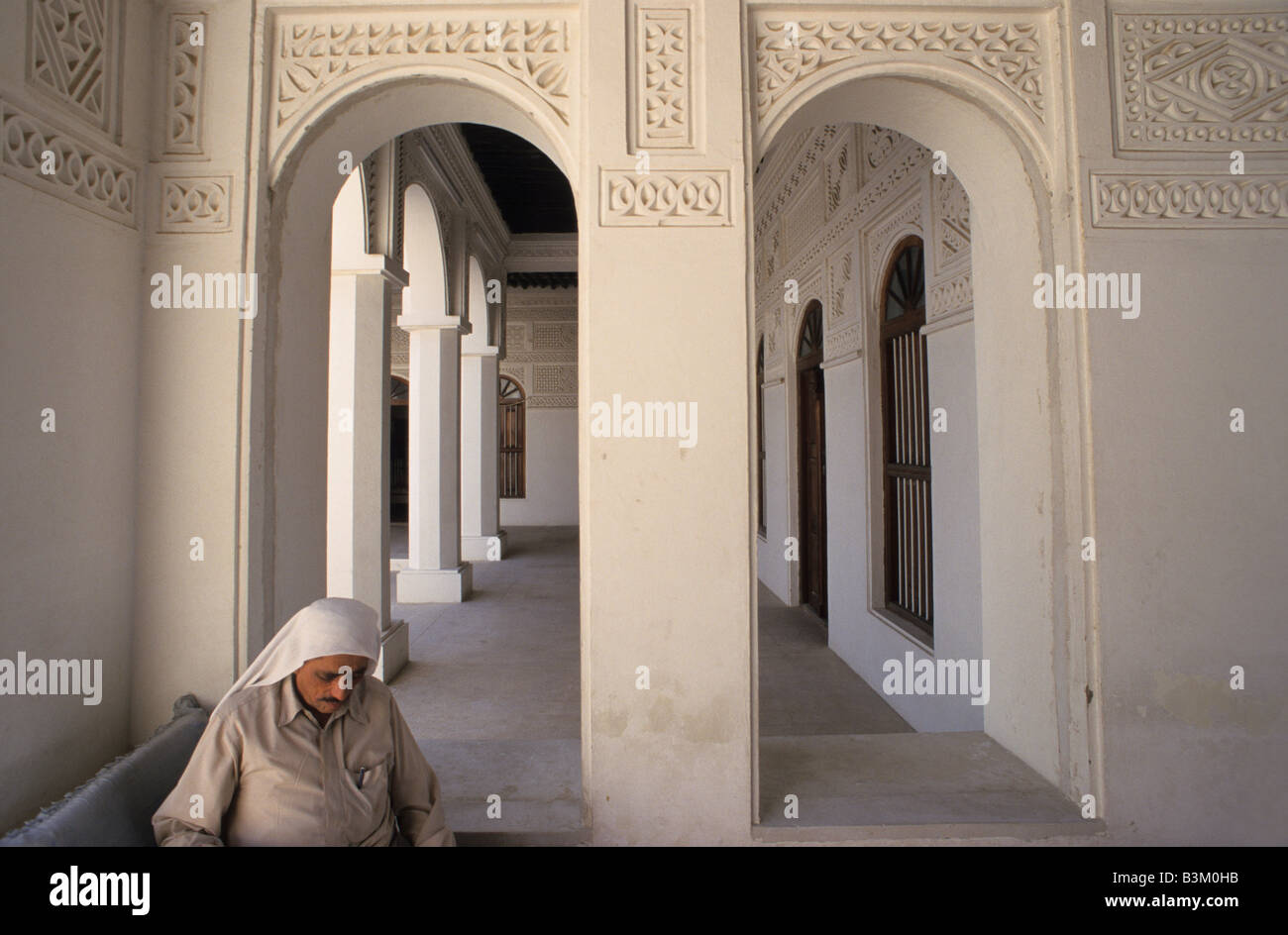 Qatar, Middle East, Asia, Doha, old house of the emir in the National ...