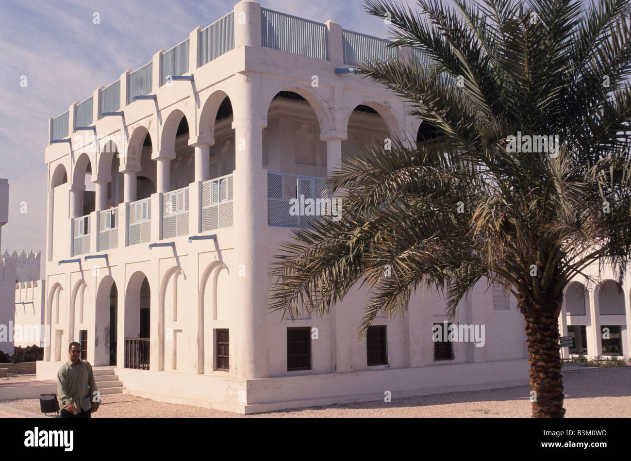 Qatar, Middle East, Asia, Doha, old house of the emir in the National ...