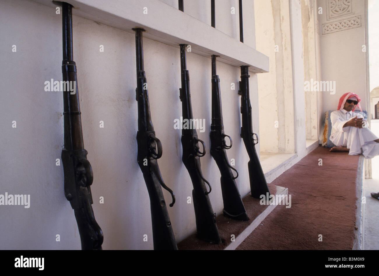 Qatar, Middle East, Asia, rifles in the national museum Stock Photo - Alamy