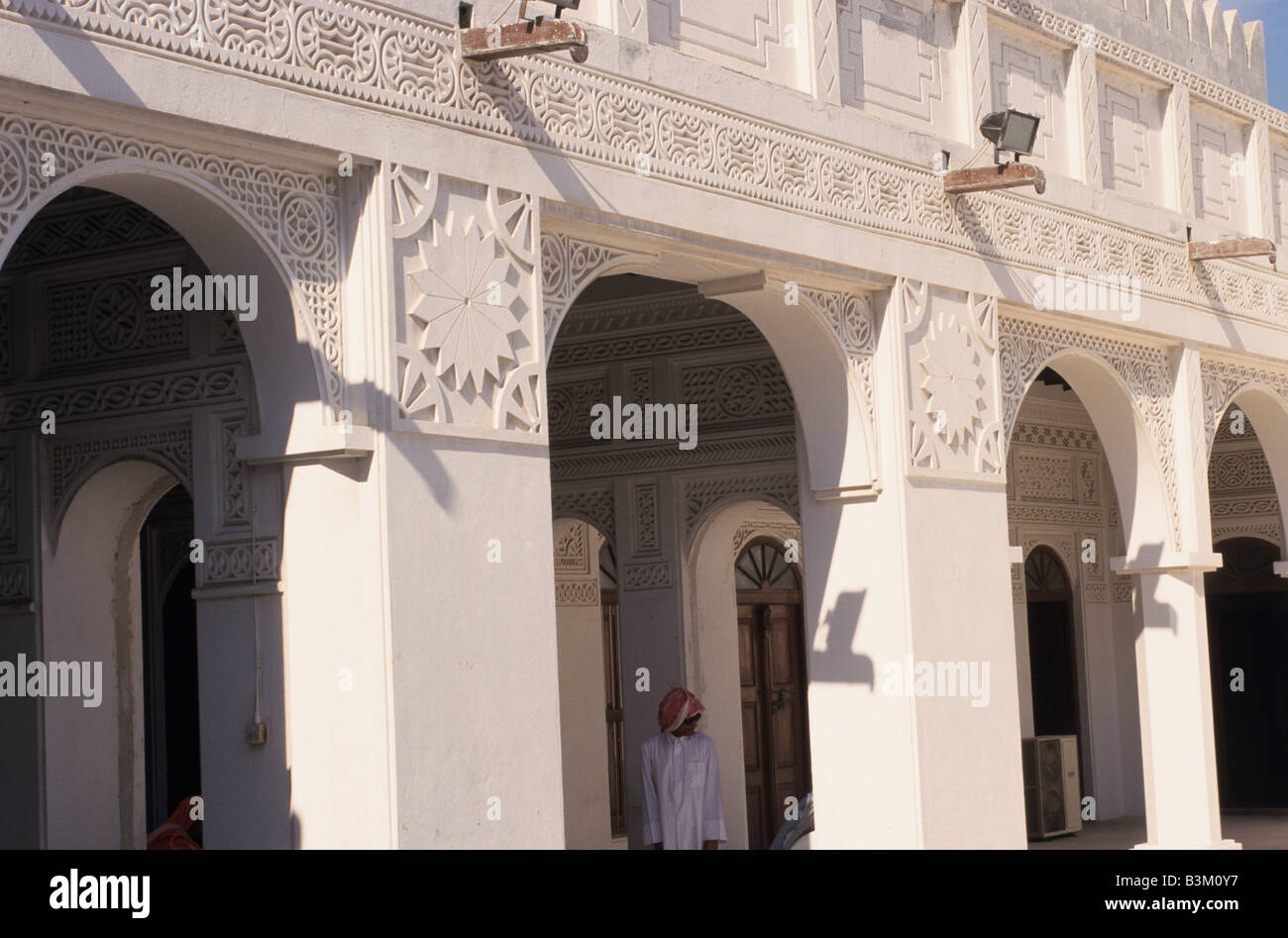 Qatar, Middle East, Asia, Doha, old house of the emir in the National ...