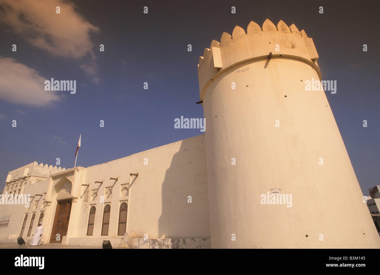 Qatar, Middle East, Asia, Doha, old house of the emir in the National ...