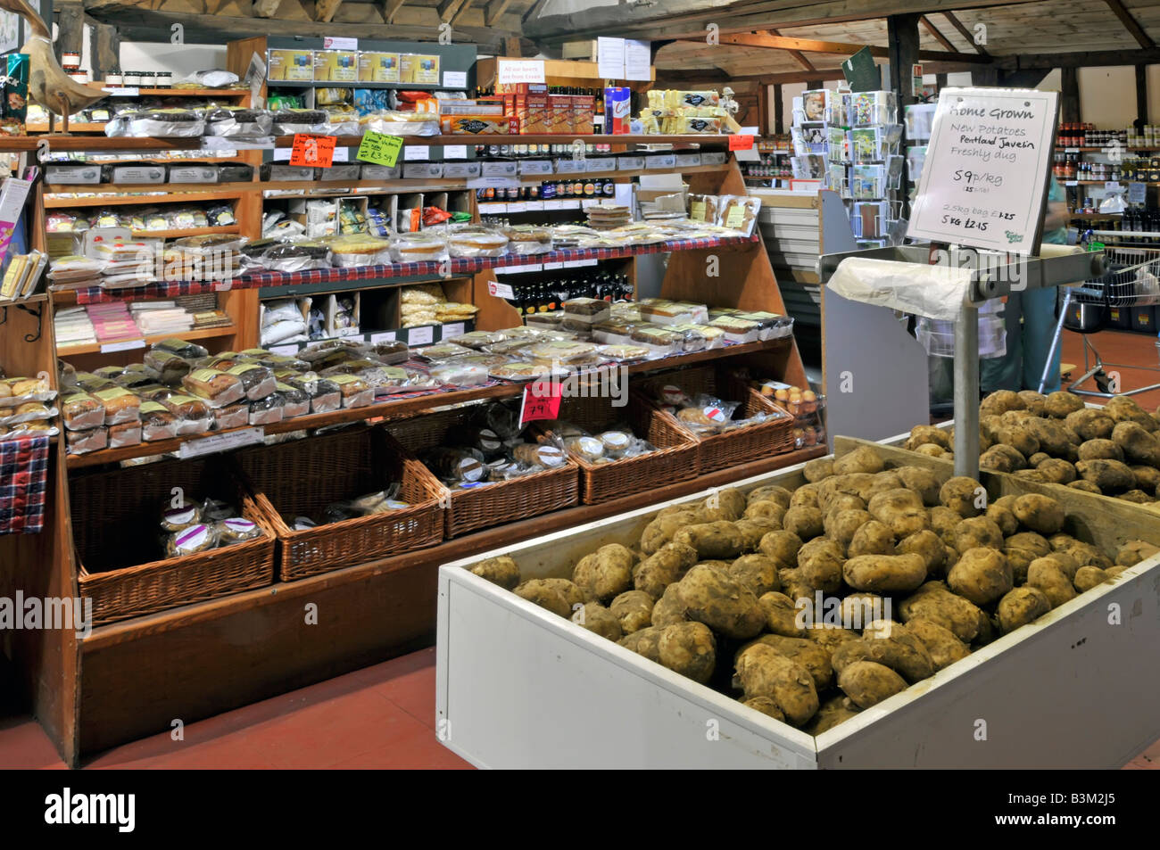 Interior view of property released Calcott Hall Farm Shop self service ...