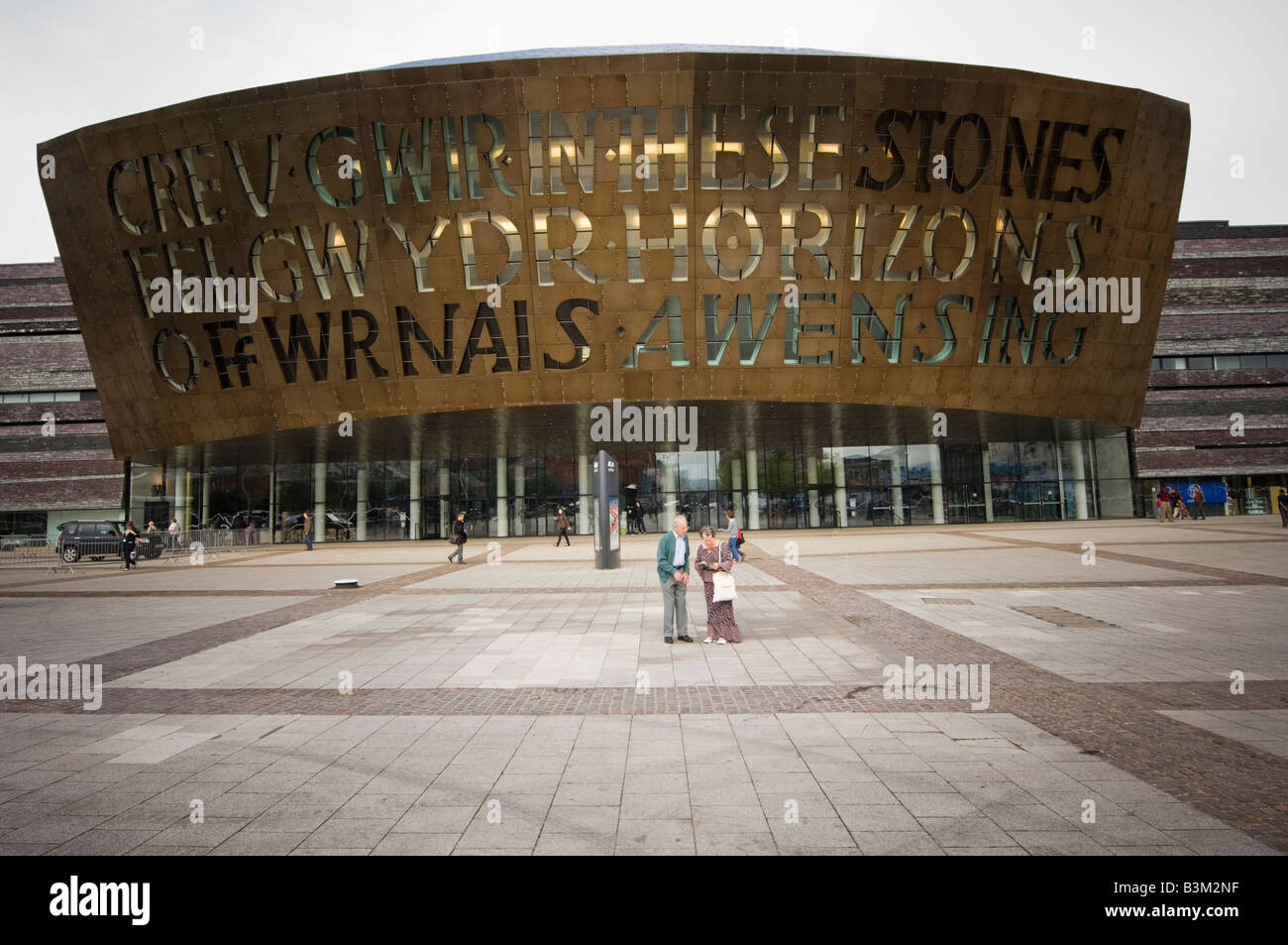 The iconic welsh building - Wales Millennium Centre Cardiff Bay Wales ...