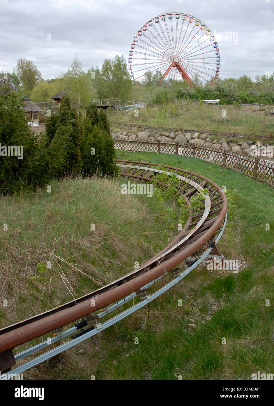 Spreepark Planterwald abandoned theme park berlin germany Stock Photo ...