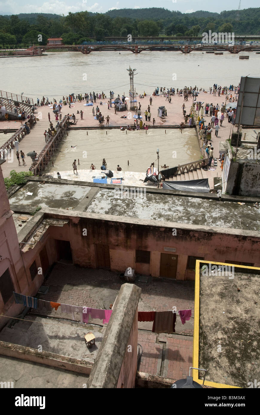 India Uttarakhand Haridwar Cityscape Stock Photo - Alamy