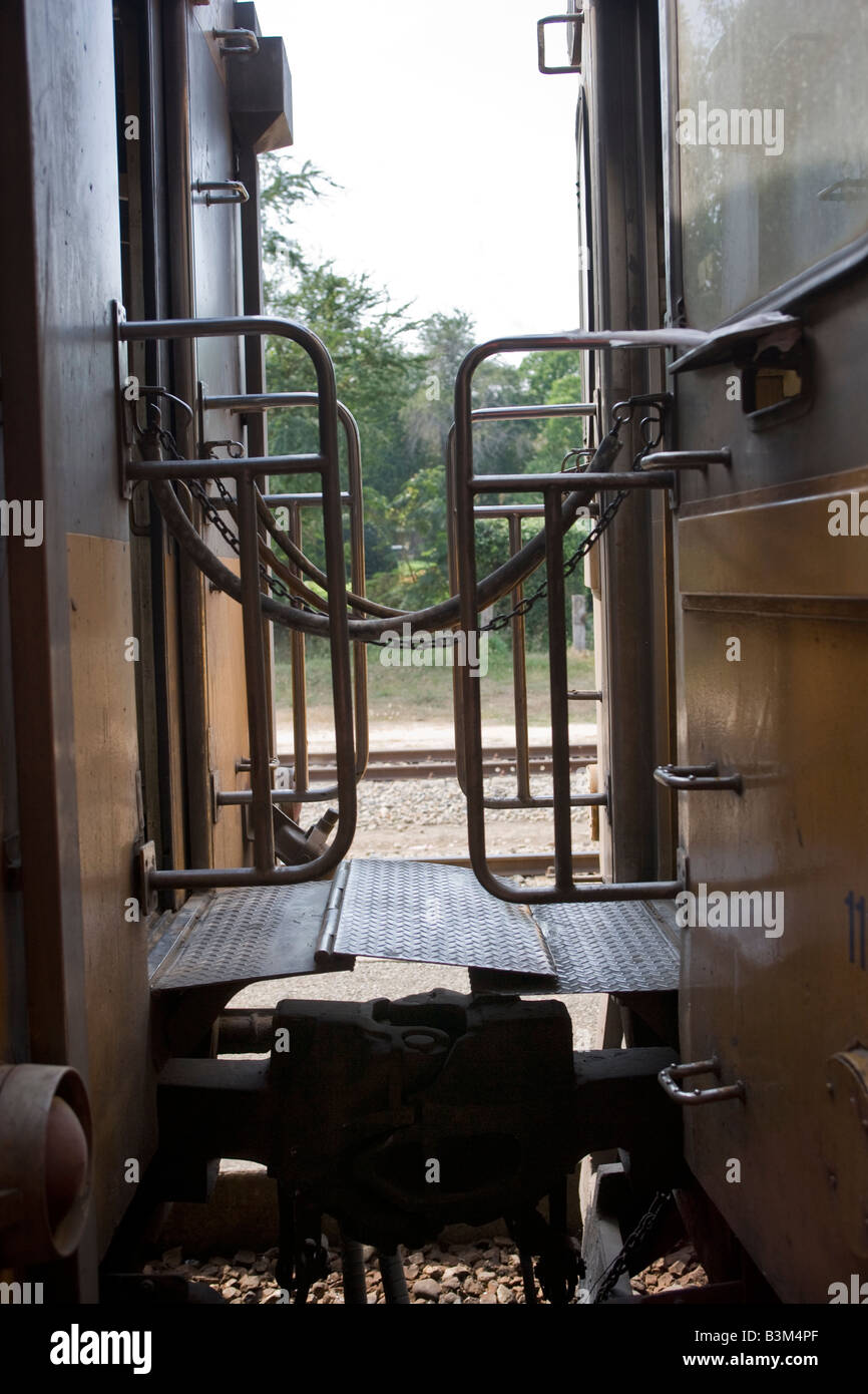 Train Coupling Hua Hin Station Thailand Stock Photo - Alamy