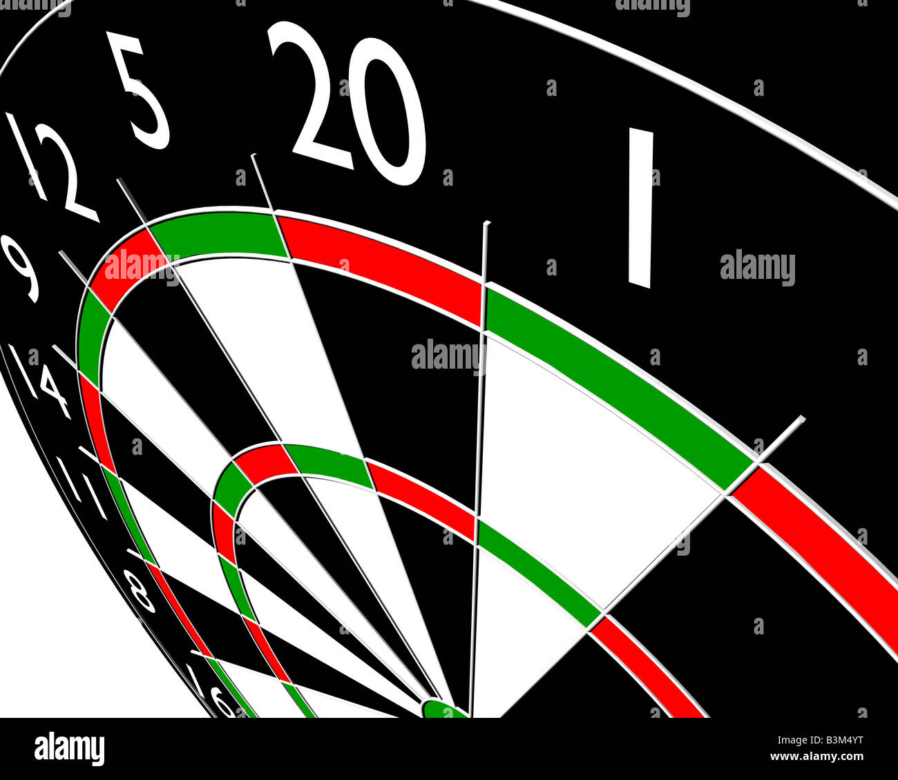 target dart on white background Stock Photo - Alamy