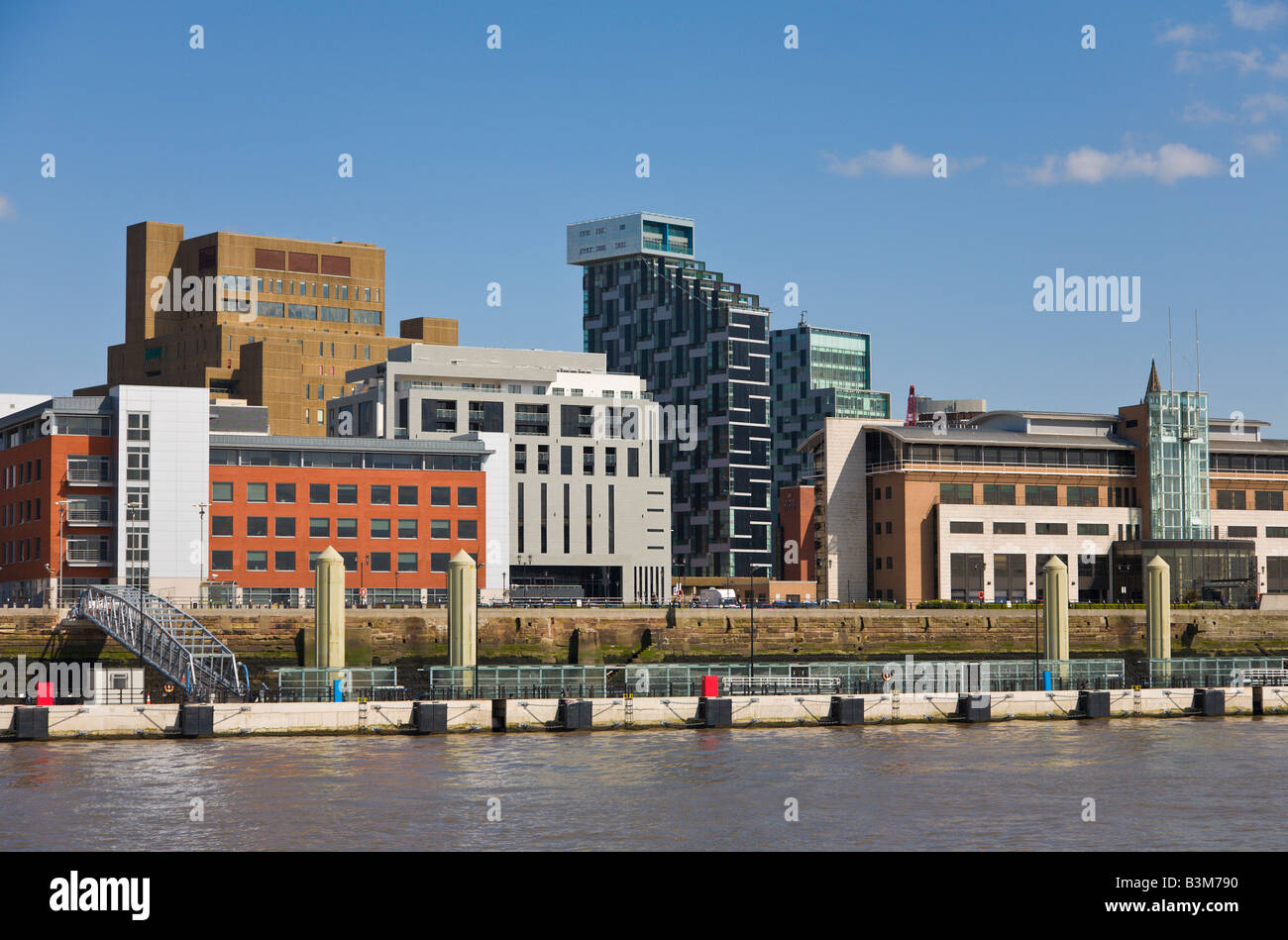 New buildings, Liverpool Skyline, England Stock Photo - Alamy