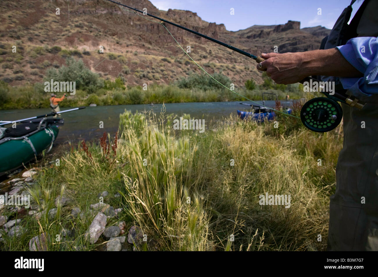 Fly fishing on the lower Owyhee River a blue ribbon Brown Trout fishery ...
