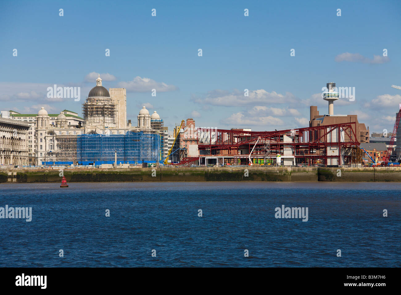 Building Construction, Liverpool Skyline, England Stock Photo - Alamy