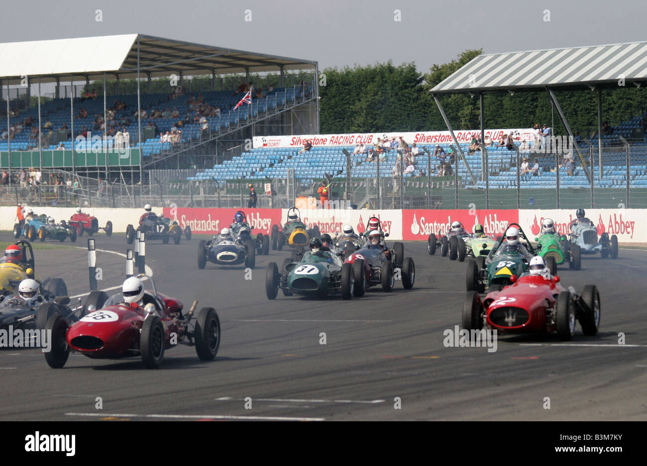 classic racing cars on the track at Silverstone Stock Photo - Alamy