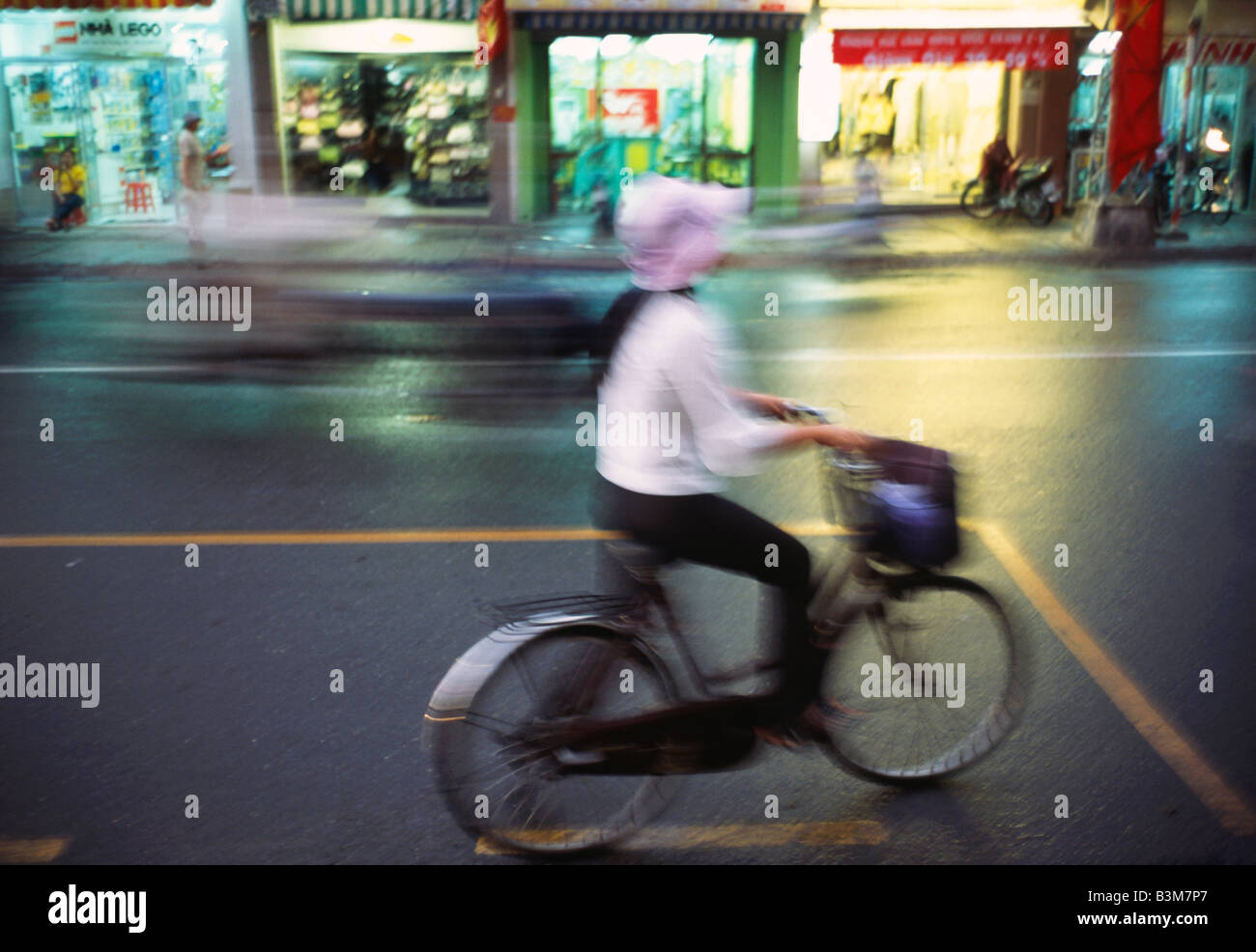 girl riding bike, China Stock Photo - Alamy