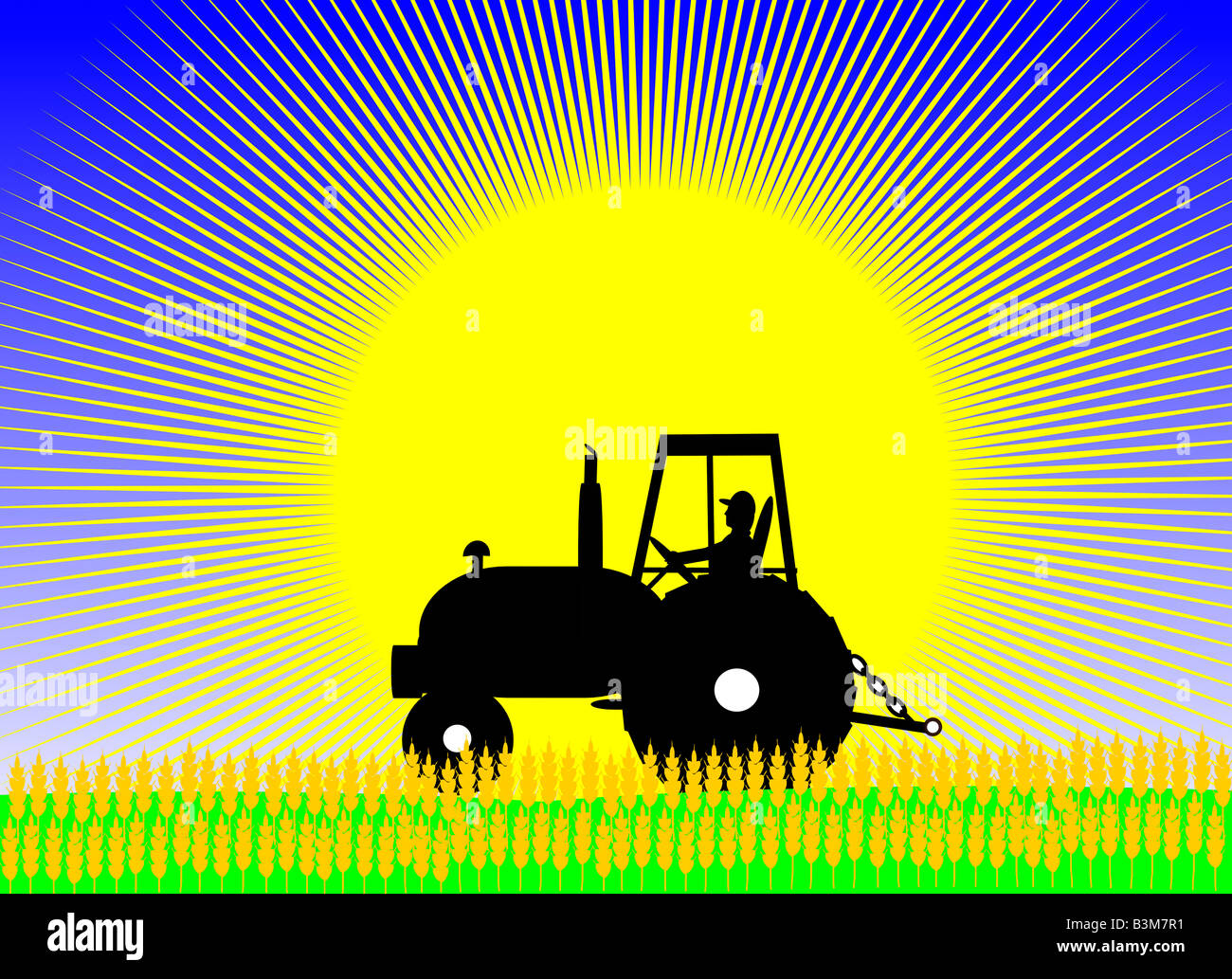 Graphics agriculture farming illustration farmer hi-res stock ...
