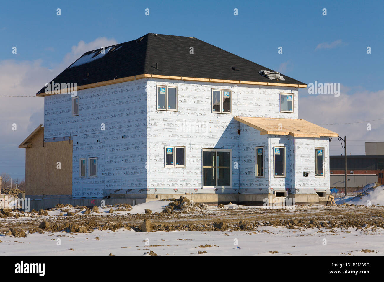 House construction, Ontario, Canada Stock Photo - Alamy