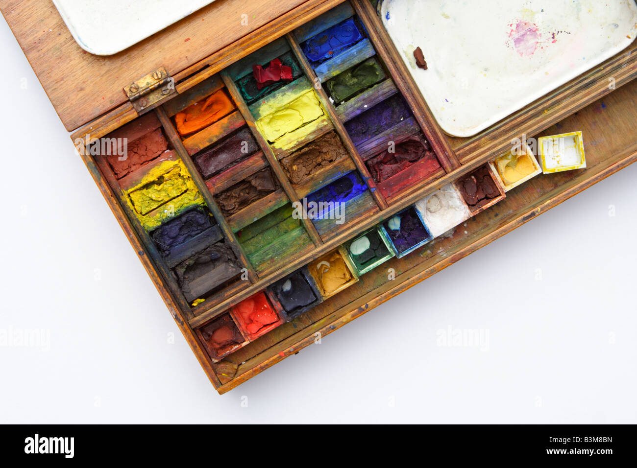 Watercolour paint pans hi-res stock photography and images - Alamy