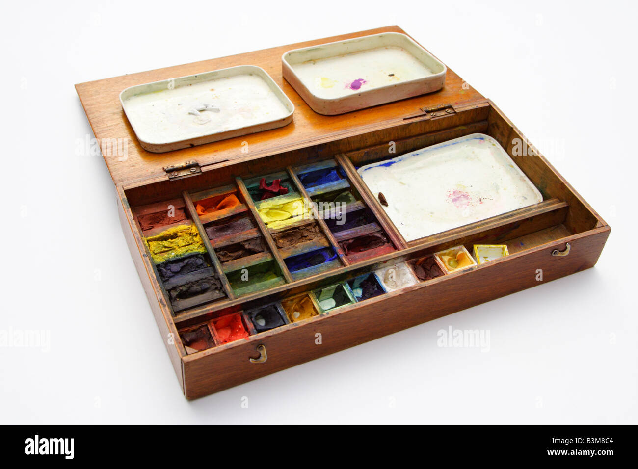 Watercolor pan set Cut Out Stock Images & Pictures - Alamy