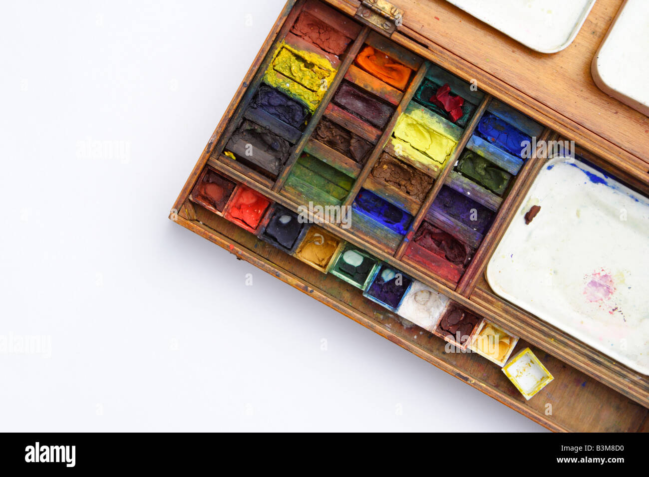 Watercolour paint pans hi-res stock photography and images - Alamy