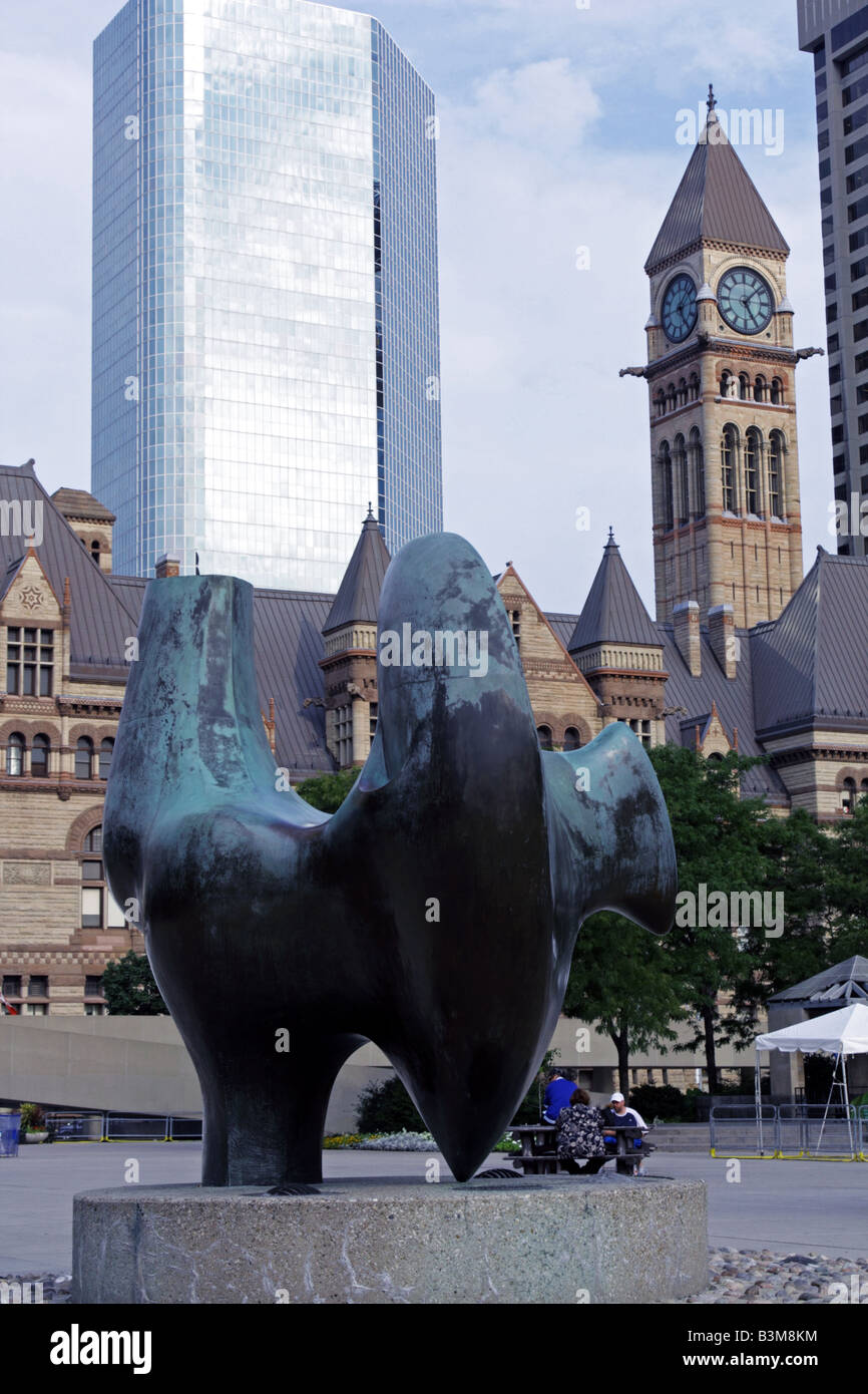 "The Archer" by Henry Moore sculpture in Nathan Phillips Square Toronto ...