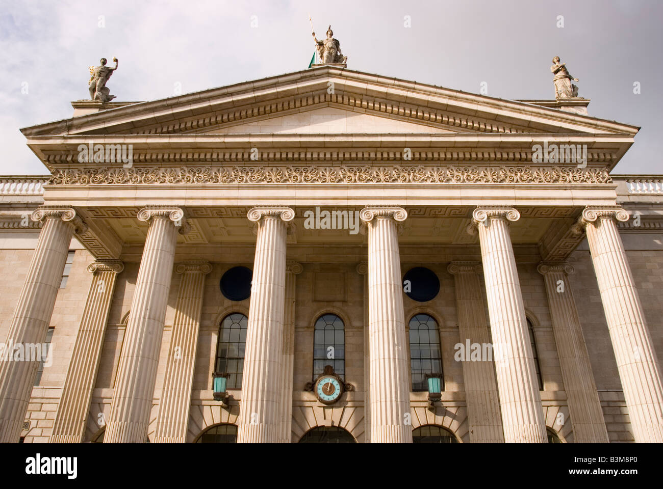 The Dublin General Post Office, O'Connell Street, Dublin, Ireland Stock ...