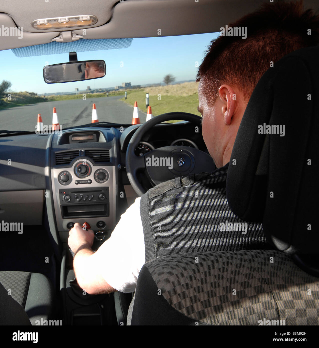Driving instructor giving a lesson Stock Photo - Alamy