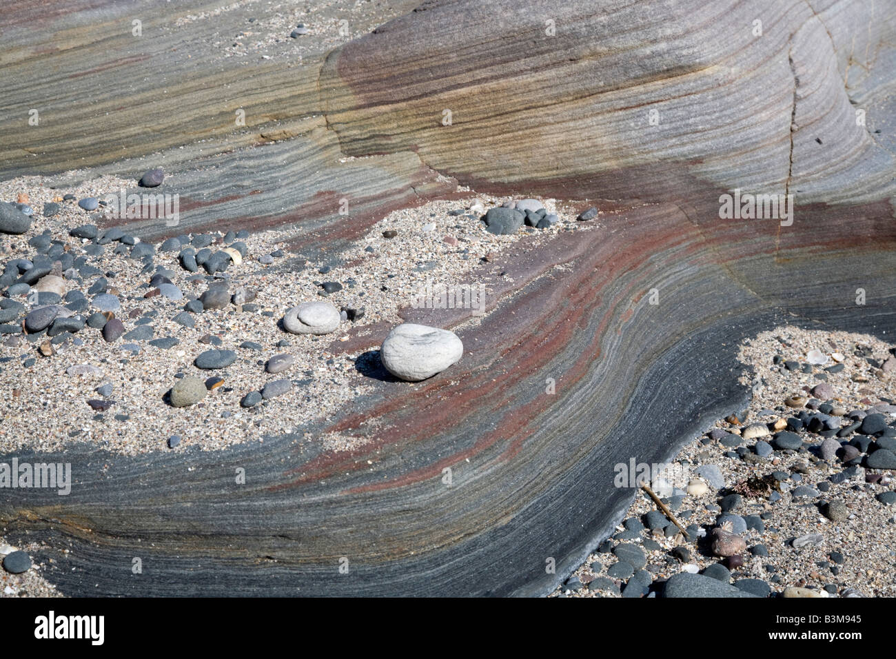 Interesting patterns formed through weathering of the limestone rocks ...