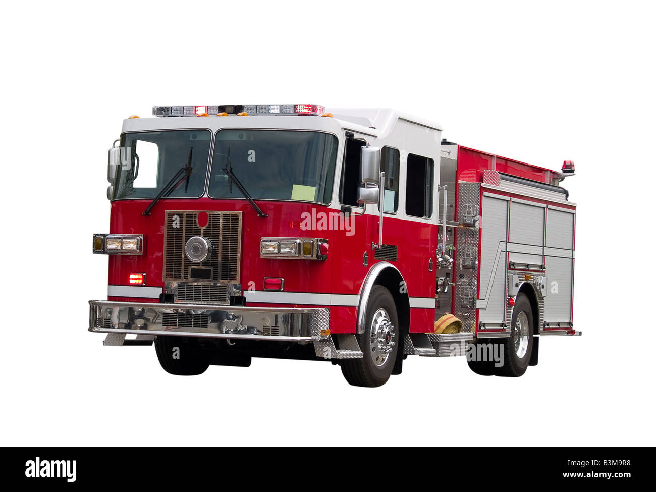 Red White Firetruck High Resolution Stock Photography and Images - Alamy