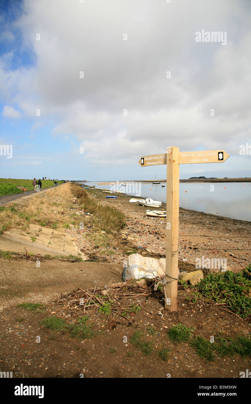 Coastal Pathways. Wells-next-the-Sea. Norfolk Stock Photo - Alamy