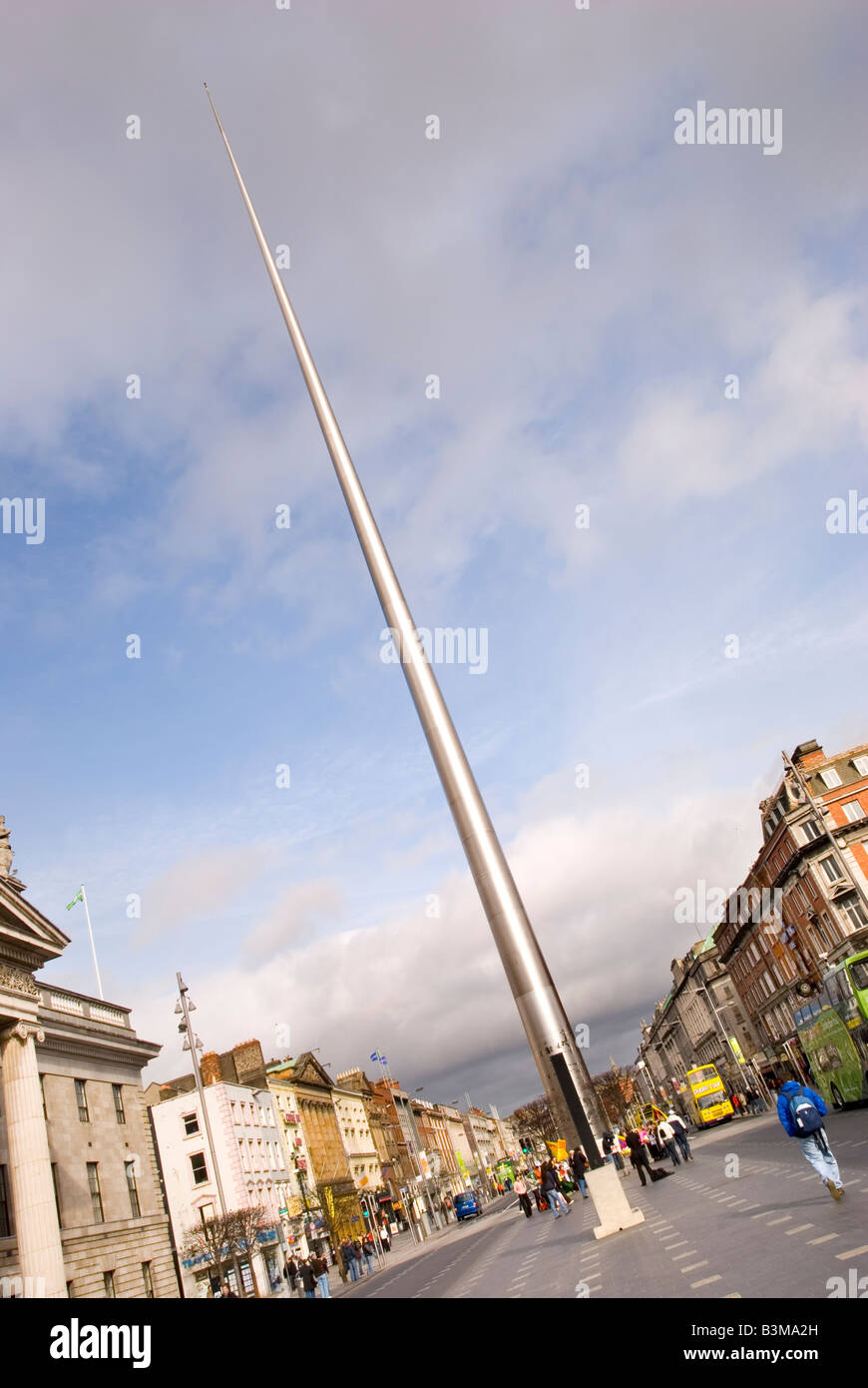 The Dublin Spire, O'Connell Street, Dublin, Ireland Stock Photo - Alamy