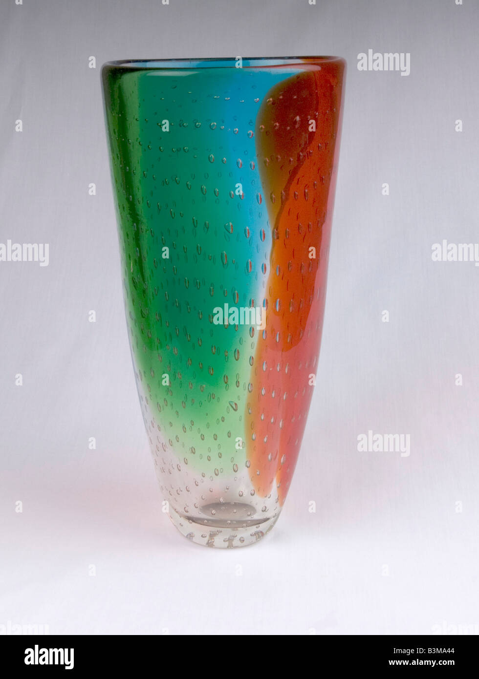 Colourful Glass Vase Stock Photo - Alamy