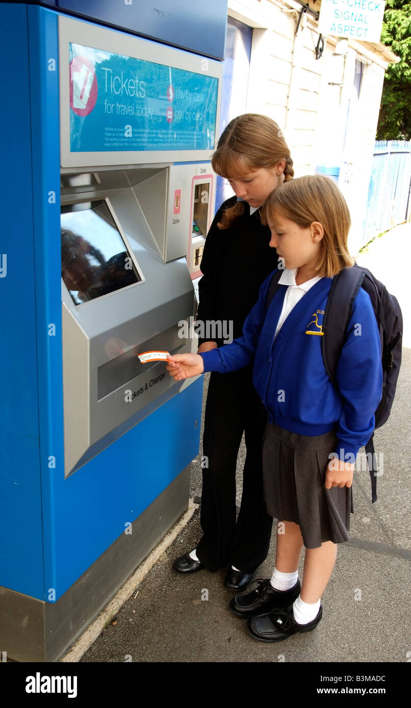 Children buying tickets hi-res stock photography and images - Alamy