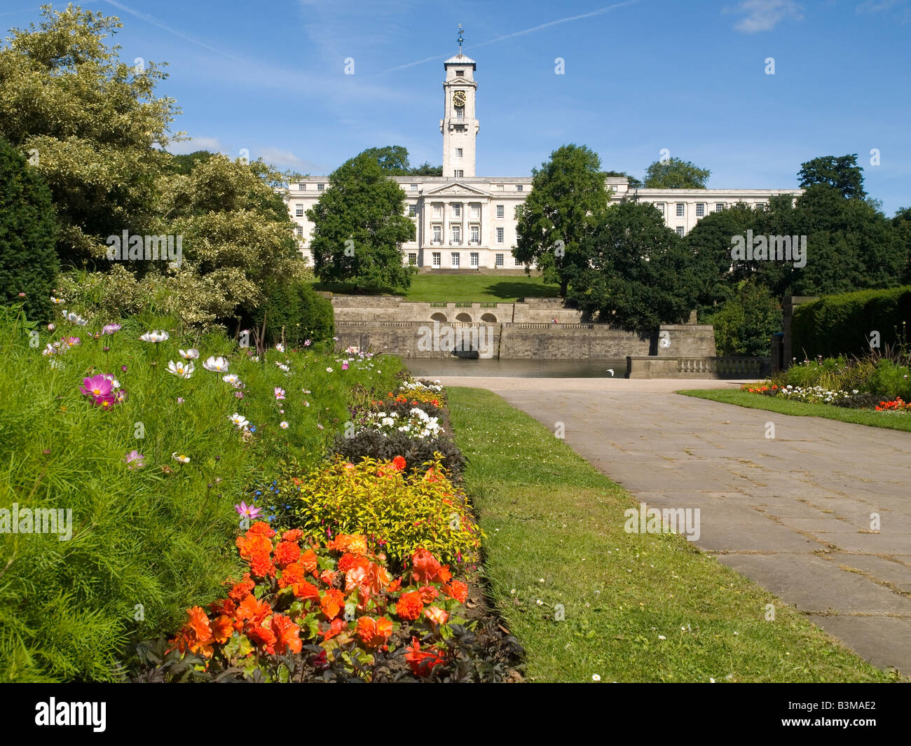A sunny spring day at Highfields University Park in Beeston, Nottingham ...