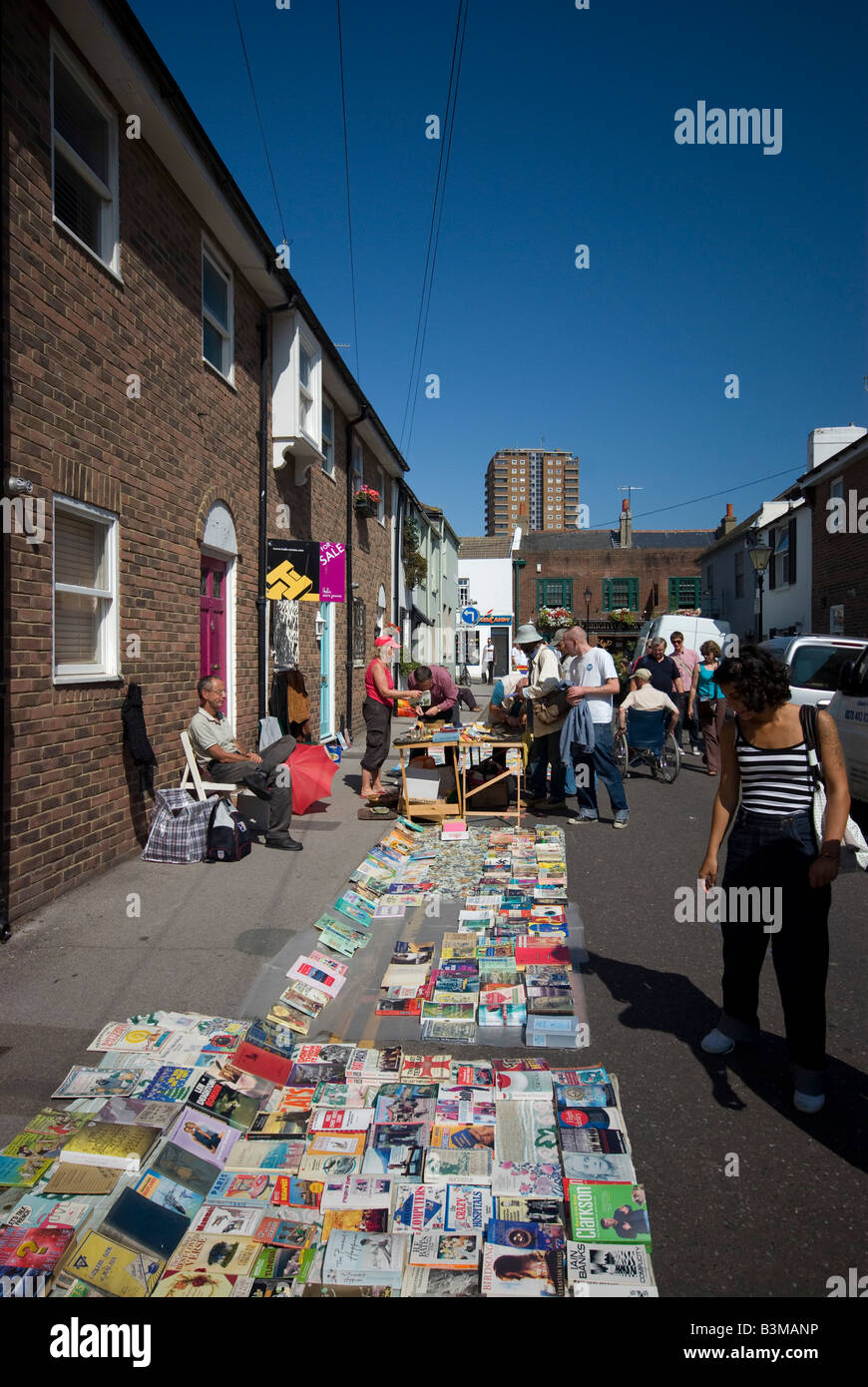 A book stall in a street in Brighton, England Stock Photo - Alamy