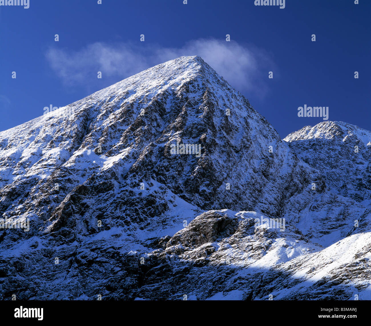 steep sided mountain peak in the irish landscape Stock Photo - Alamy