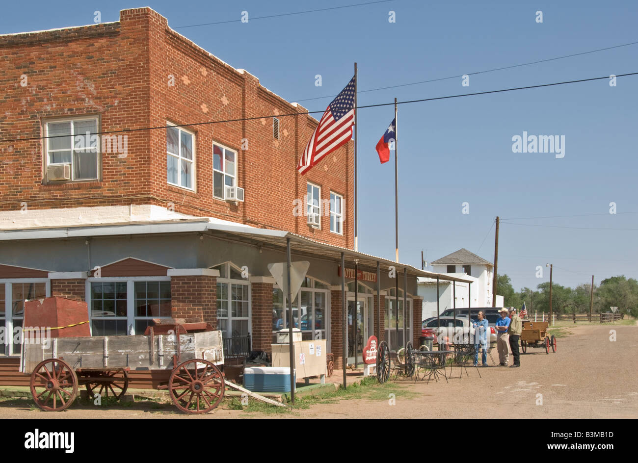 Texas Turkey Hotel Turkey Bed and Breakfast built 1927 Stock Photo - Alamy