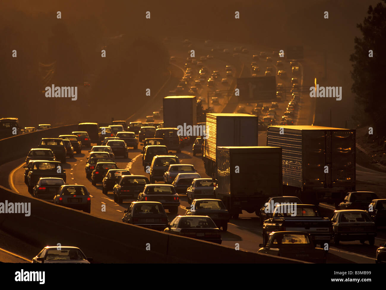 Atlanta traffic jam hi-res stock photography and images - Alamy