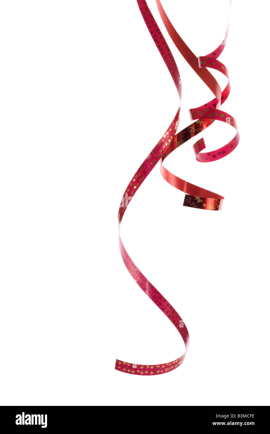 beautiful red ribbon Stock Photo - Alamy