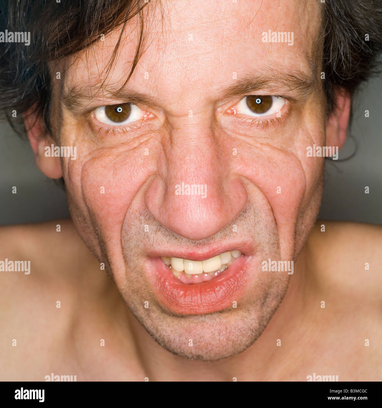 Man's face, portrait, close-up Stock Photo - Alamy