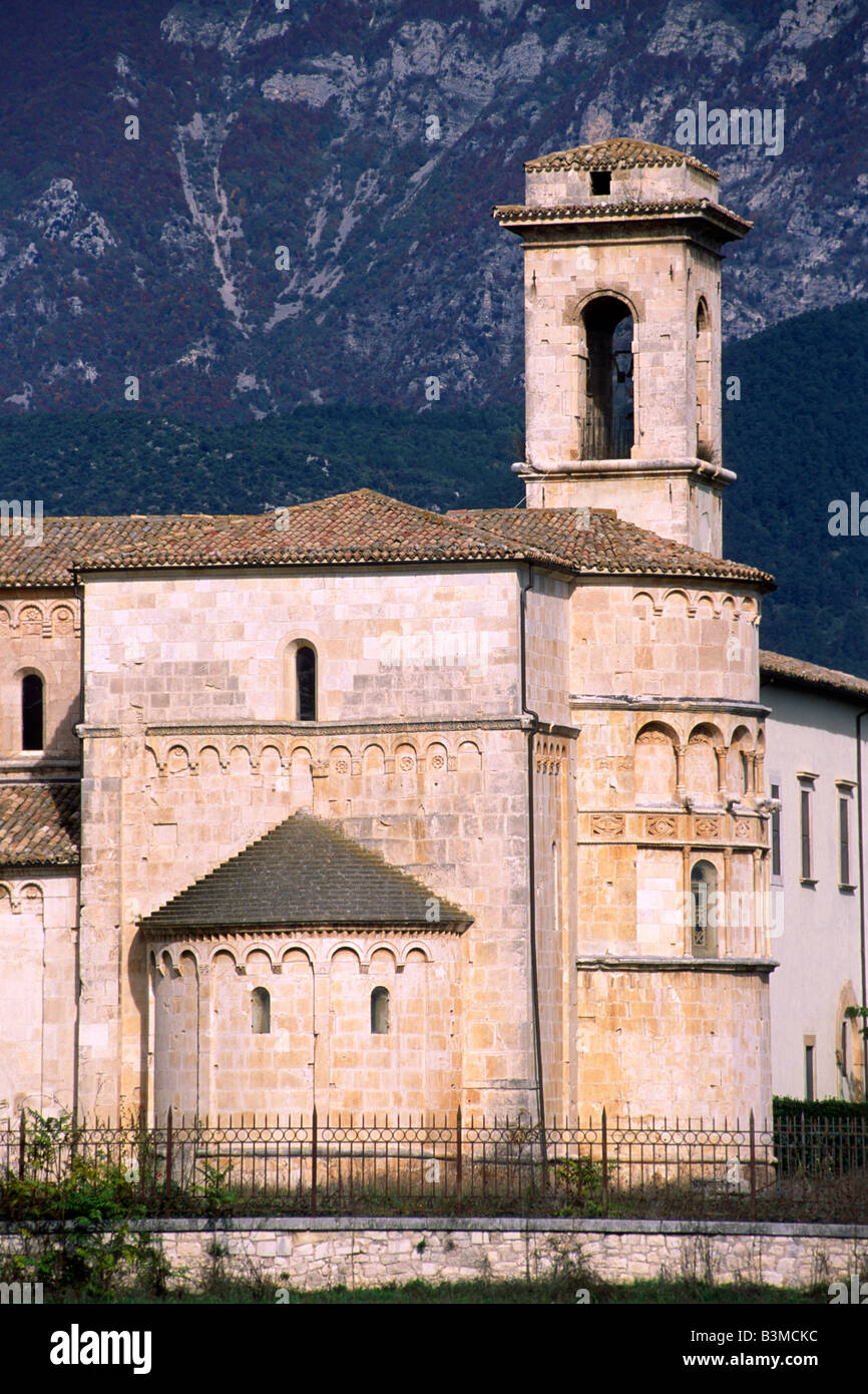 Italy, Abruzzo, Corfinio, basilica di San Pelino Stock Photo - Alamy