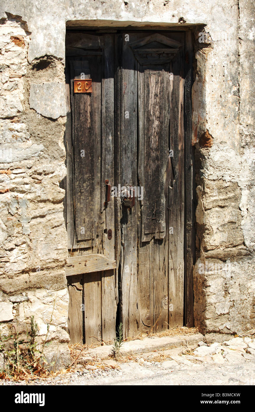 Wooden door number 20 in a wall in Turkey Stock Photo - Alamy