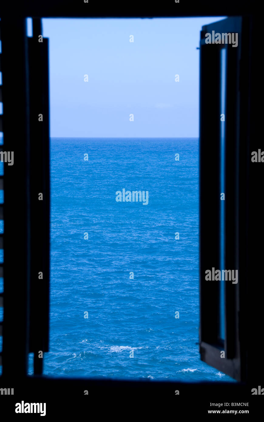 window and the sea Stock Photo - Alamy